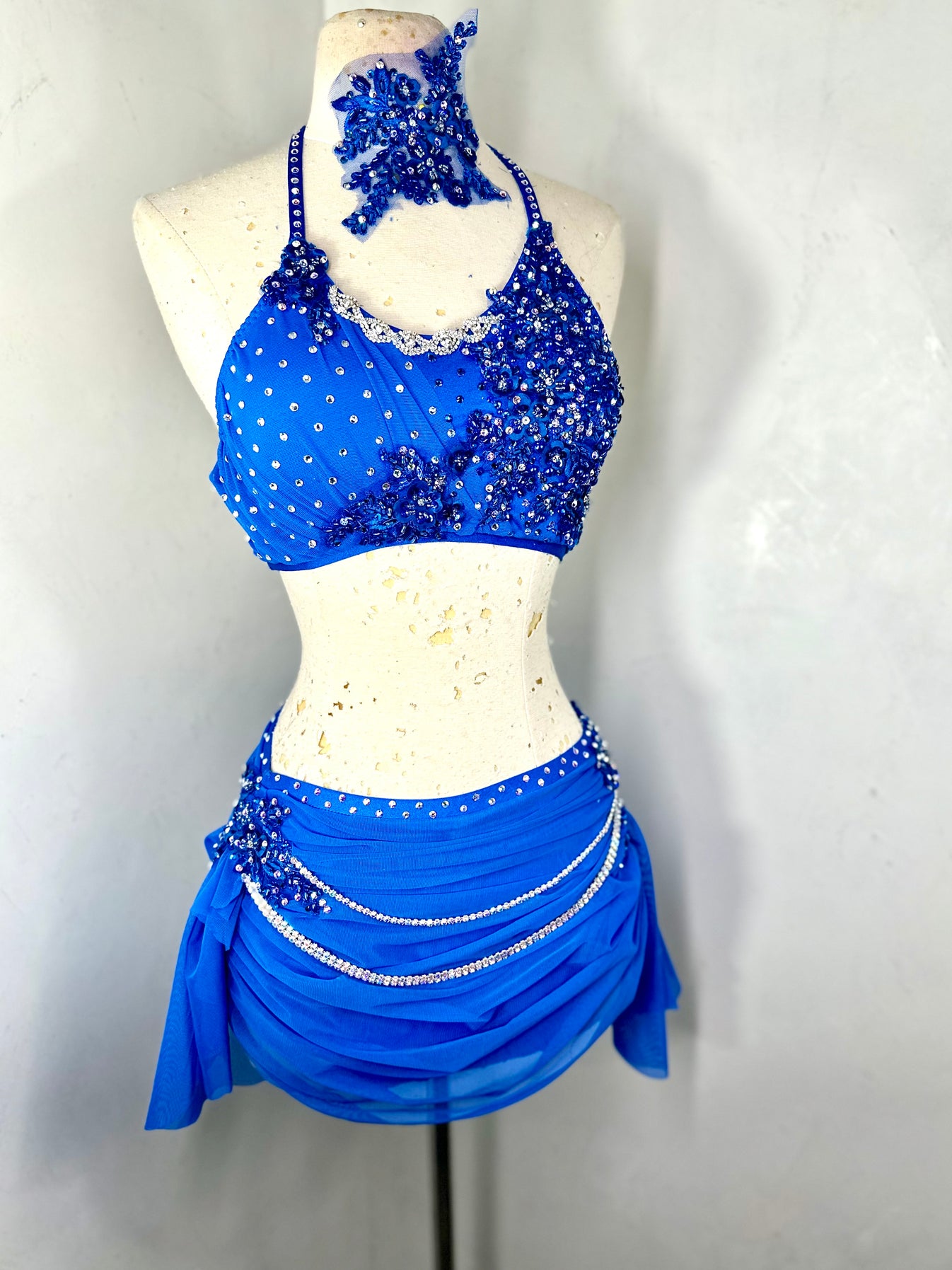 SKYLAR Sky Blue lyrical dance costume – Co9dancecostumes